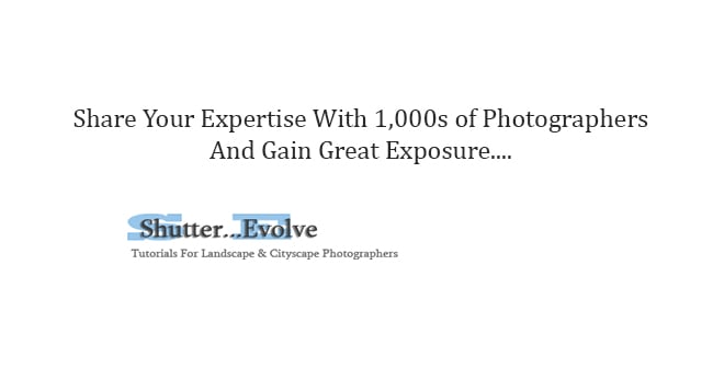 write for us - Shutter...Evolve