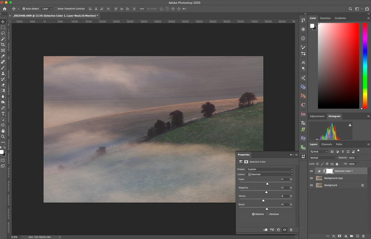 Colour Contrast With Selective Colour And Luminosity Blend Mode Tutorial