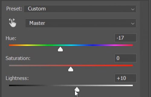 How To Change Hue And Saturation Of One Layer in Photoshop